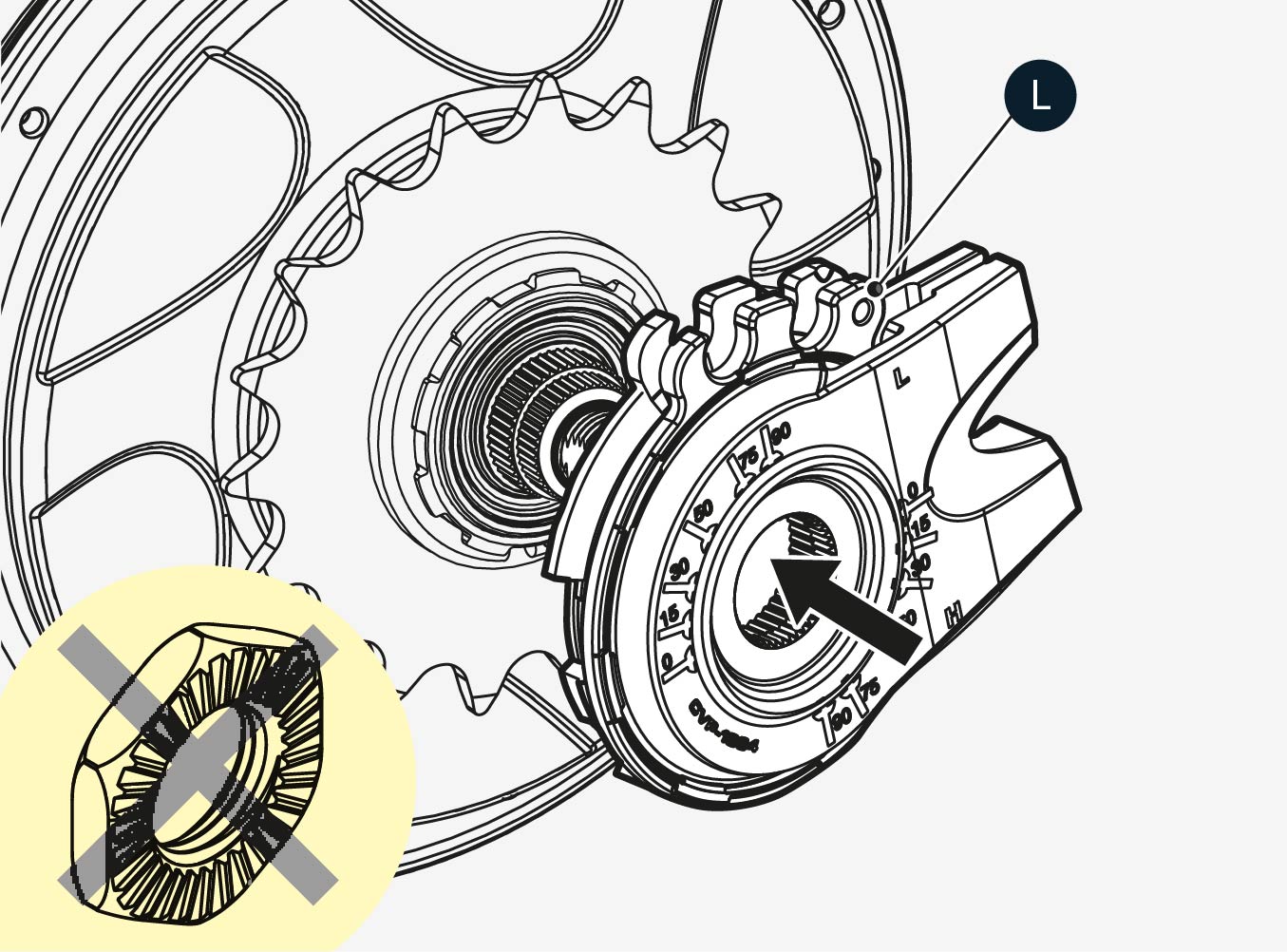 How to reset a 135mm solid axle hub to full overdrive using the Manual ...